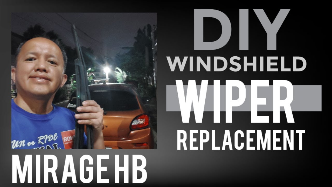 Mitsubishi Mirage HB DIY Wiper Replacement - YouTube