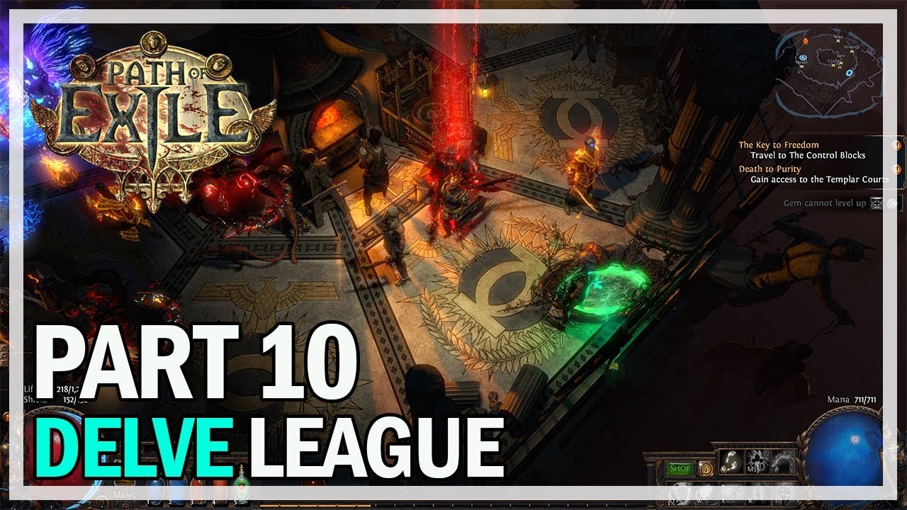Path of Exile Delve League - Arc Let's Play Part 10 - Control Blocks ...