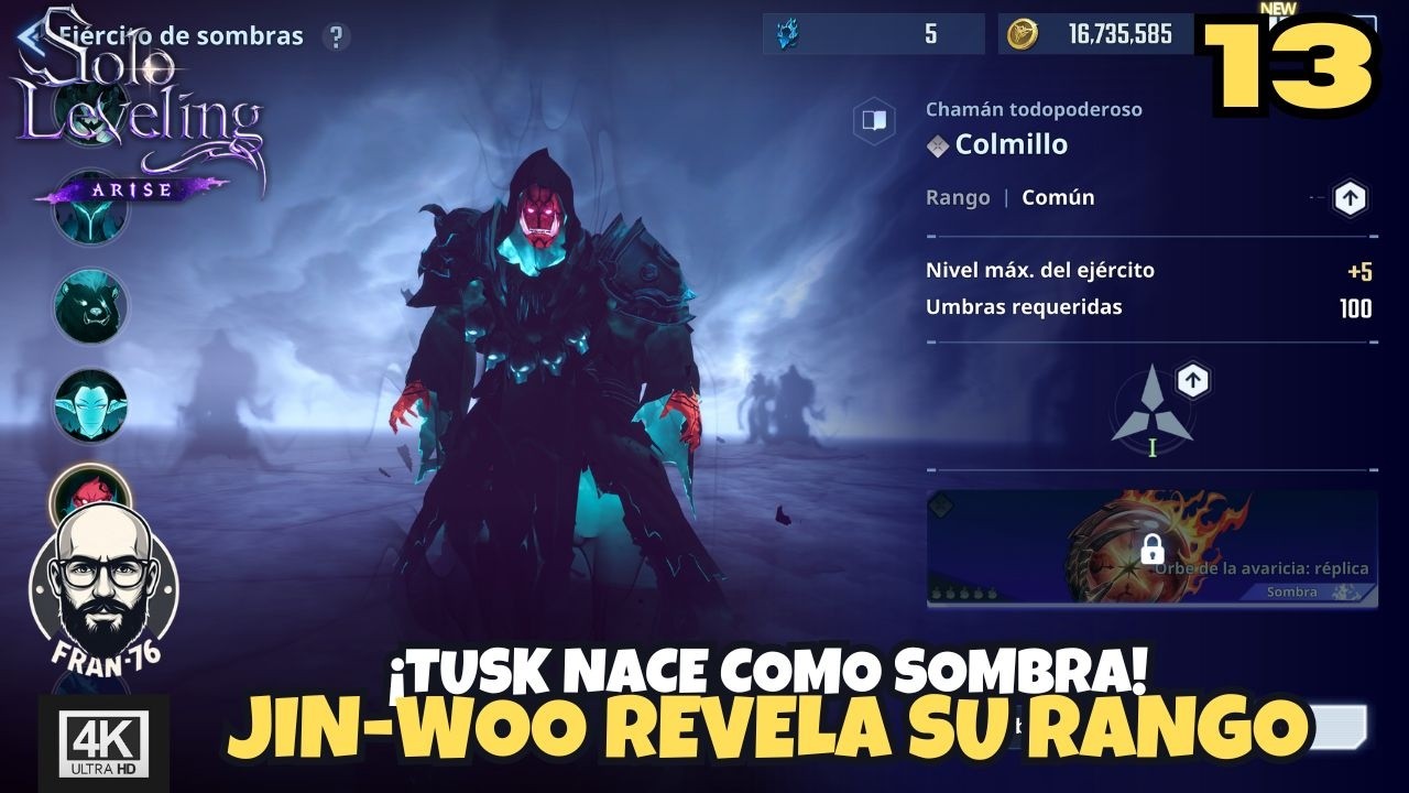 Revelación de Rango S, boss Tusk y previa de la Torre - Solo Leveling Arise #13 [Sin comentarios ...