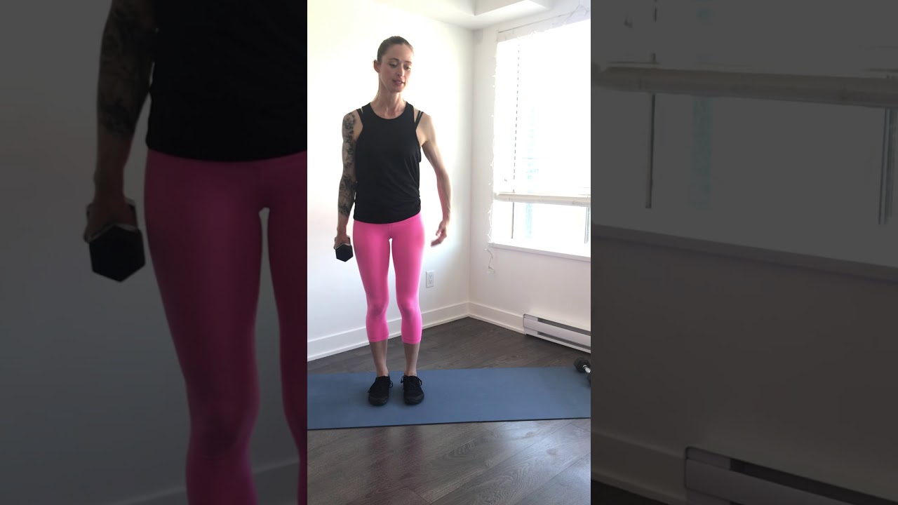 HOW TO LATERAL LUNGE WITH OVERHEAD PRESS - YouTube