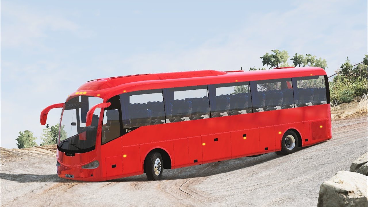 Real Scania Irizar 15 Hero Bus Driving - BeamNG.drive - YouTube
