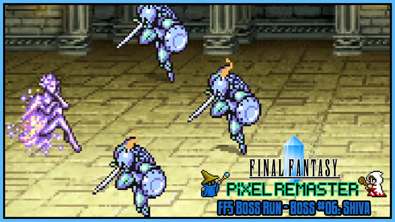 Final Fantasy Pixel Remaster Boss Run – Final Fantasy V Boss #06: Shiva ...