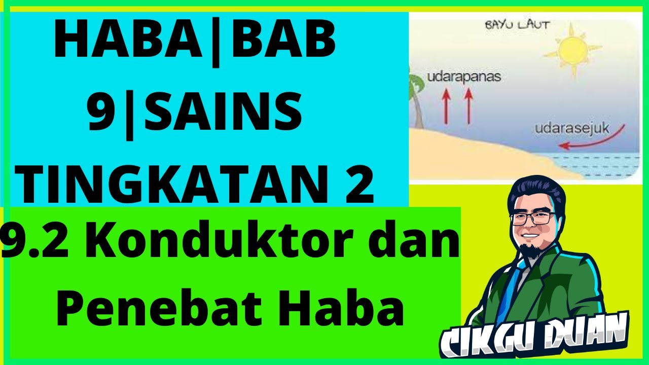 Haba| Sains Tingkatan 2| Pengaliran haba|Konduktor dan Penebat Haba ...