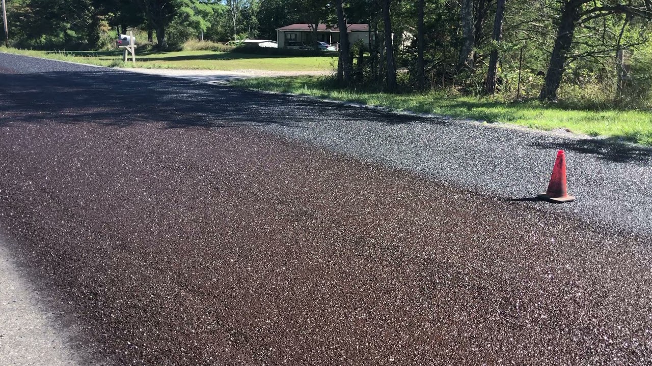 Installation Of A High-Performance Fog Seal Treatment - YouTube