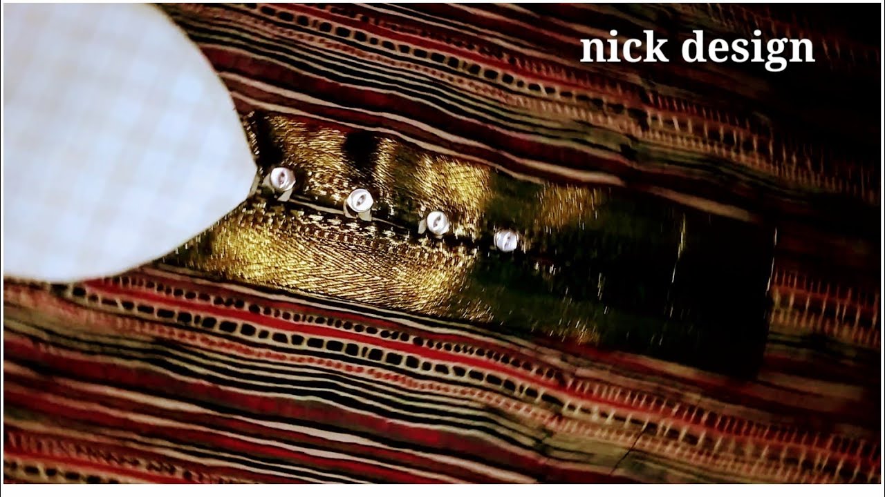 Beautiful Nick Design cutting & stitching /simply very easy - YouTube