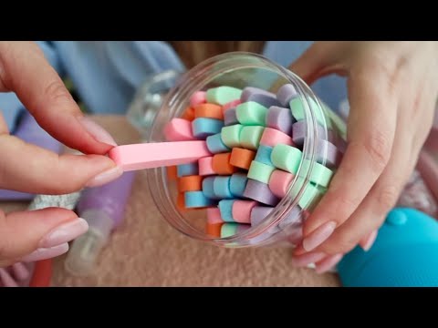ASMR Self-Care Routine ✨ Satisfying Skincare, Brushes, Sponges & Soft Sounds | No Talking