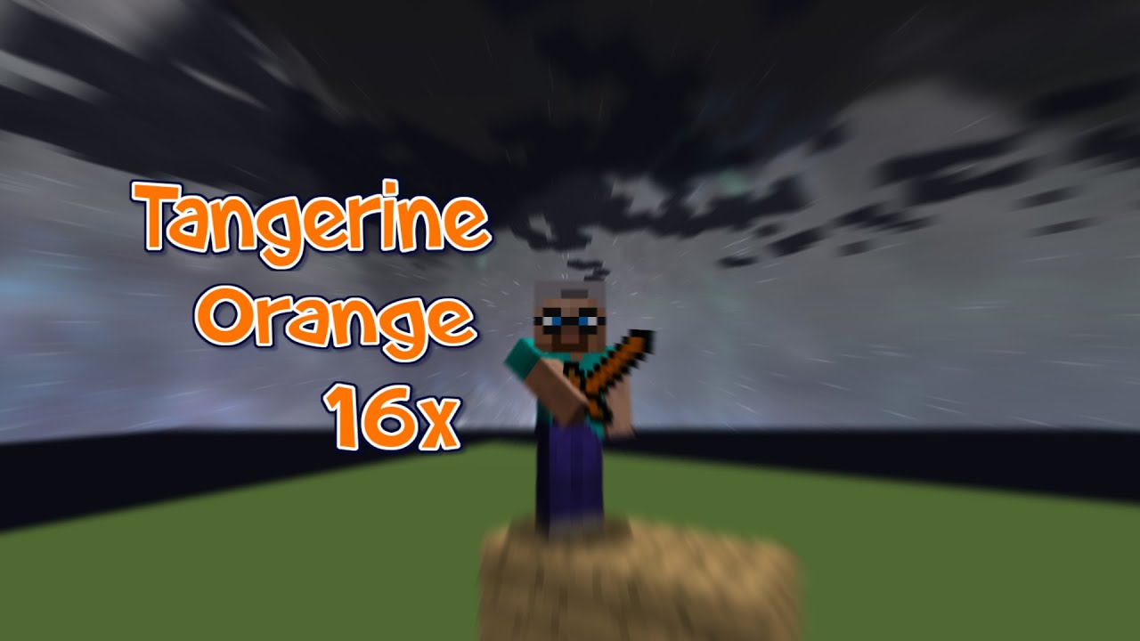 16x Tangerine Orange Pvp Texture Pack - YouTube