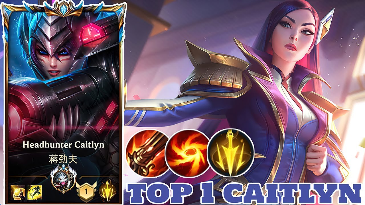 Wild Rift Caitlyn - Top 1 Caitlyn Gameplay Rank Challenger - YouTube