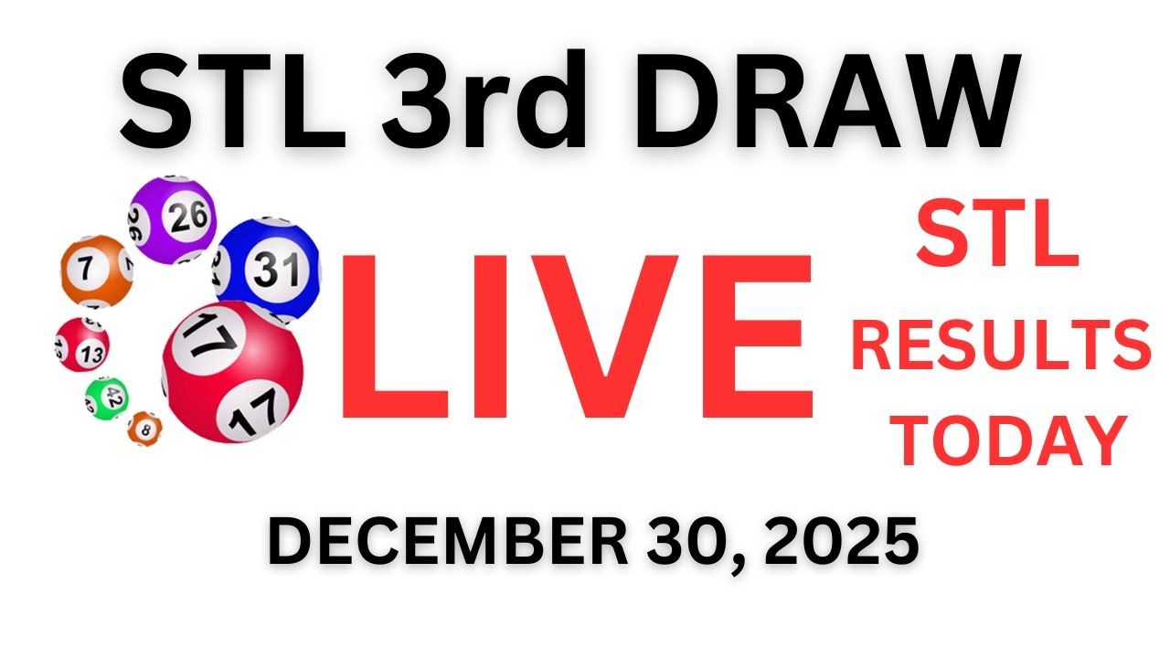 STL 3rd DRAW RESULTS 7:00 PM LIVE DRAW December 30, 2025 - YouTube