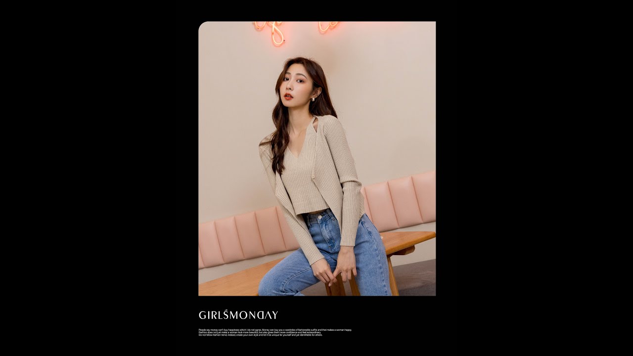 FAUX TWO PIECE CARDIGAN KNIT TOP - YouTube