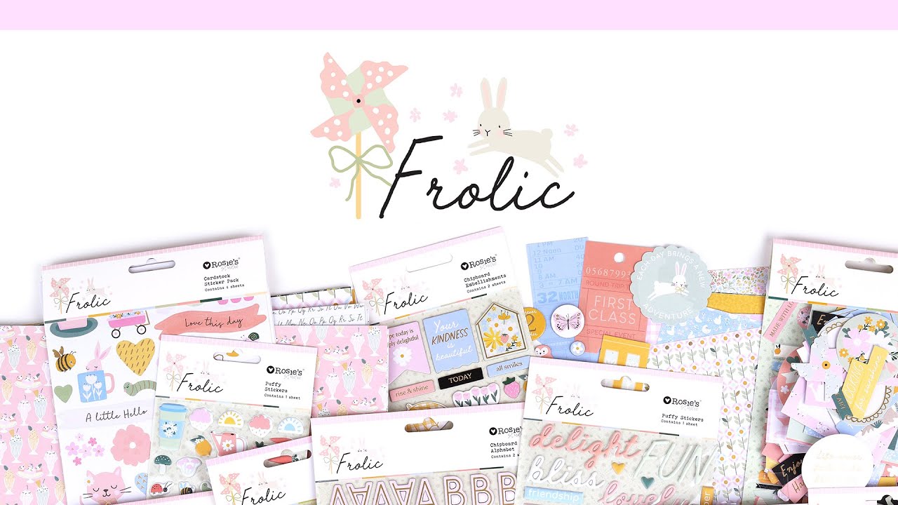 Rosie's Studio - FROLIC - Collection overview & Unboxing - YouTube
