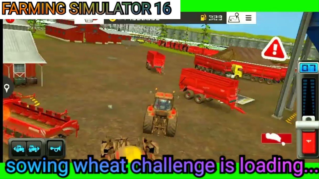 Farming Simulator 16 sowing wheat- Timelapse Gameplay!fs 16! farming ...
