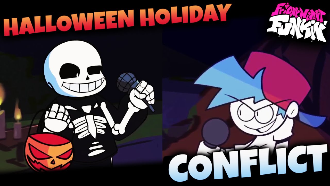 Friday Night Funkin' Halloween Holiday - IS BACK (Conflict) - YouTube