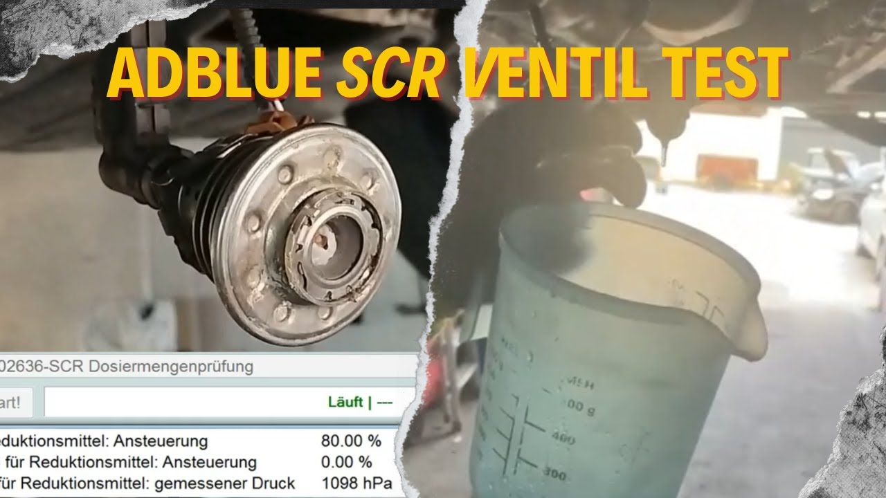 SCR Dosiermengenprüfung | AdBlue Dosierventil für Reduktionsmittel ...