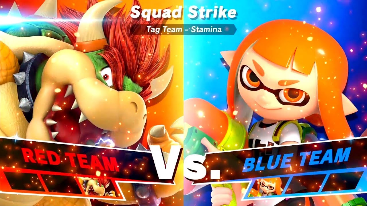 Super Smash Bros. Ultimate - Bowser vs Inkling vs Pikachu vs Fox vs ...