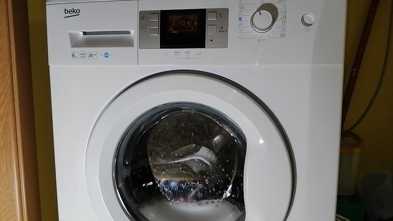 Beko - shoes wash start - YouTube