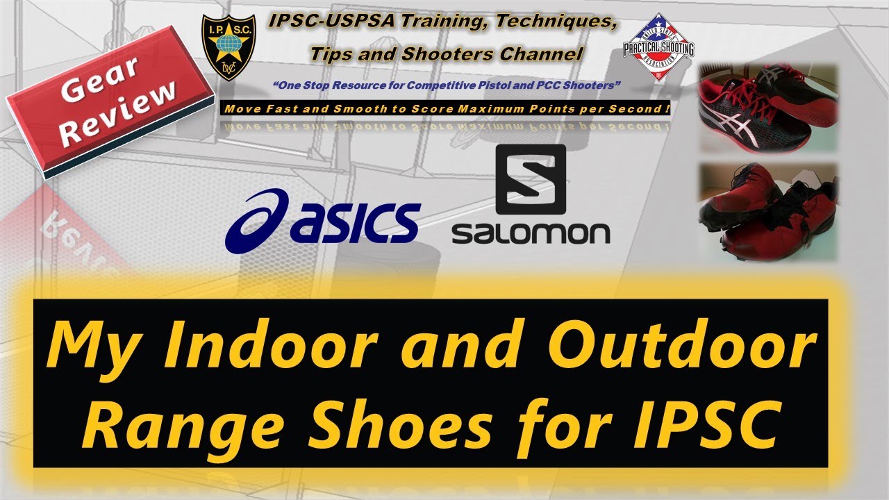 Gear Review: My Indoor and Outdoor Shoes for IPSC Shooting - YouTube