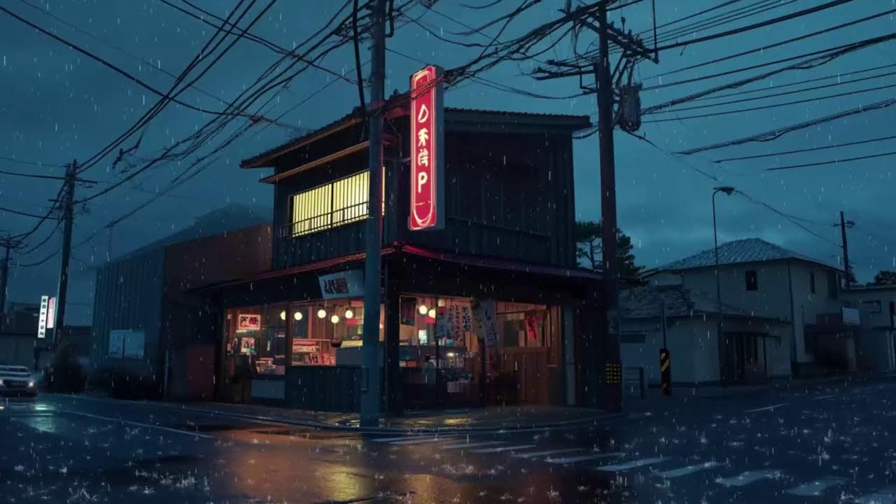 Japanese Midnight Rain 🌧️ Lofi Hip Hop for Deep Focus & Study Ambience ...