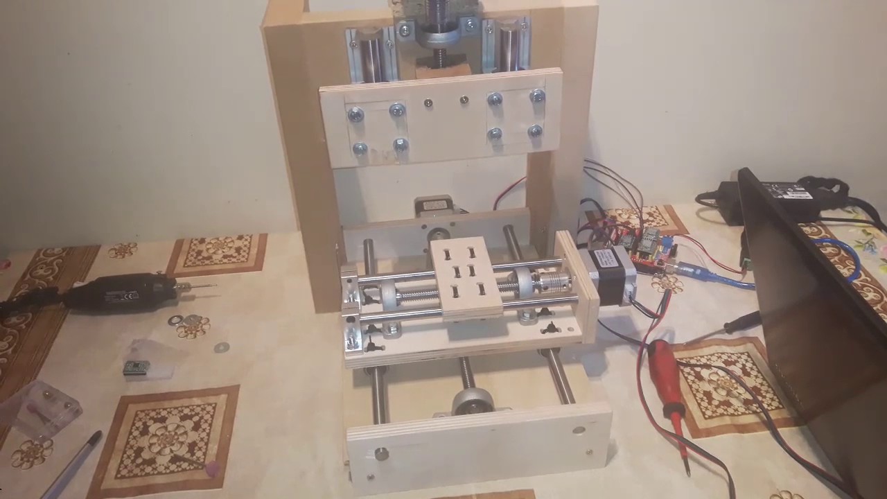 Arduino Cnc engraving machine 3 axis test - YouTube