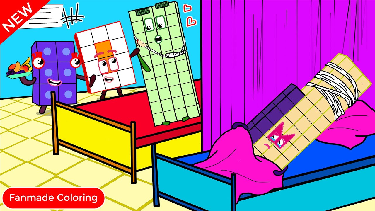 Nb 36 Don't Feel Jealous Of Nb 40 | Numberblocks Fanmade Coloring Story ...