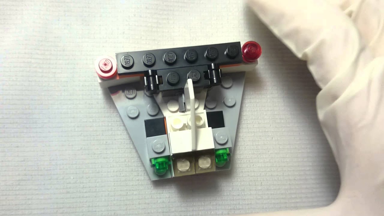 Lego Mini Spaceship MOC With Shooting Gimmick - YouTube