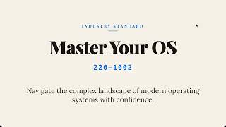 CompTIA A+ 220-1002 | Master Windows, Security & IT Support Skills