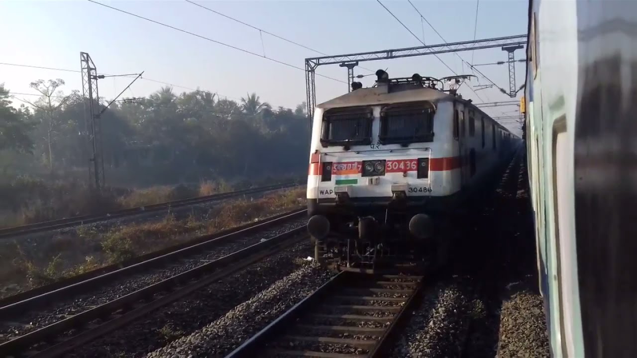 100 Subs Special ! Furious Ahmedabad Shatabdi overtakes Gujarat Express ...