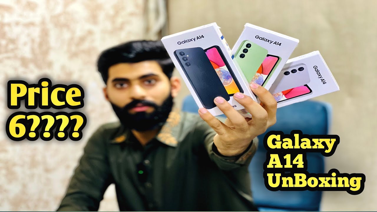 Samsung Galaxy A14 unboxing & review 🔥 First impressions 😍 awesome ...