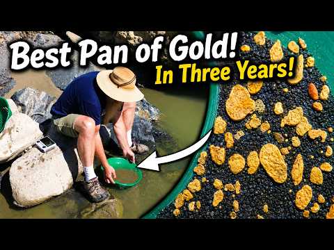 Best Single Gold pan in Three Years!  WOW!