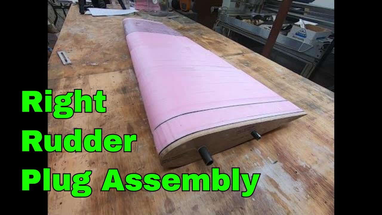 UWS 1 Design: Right Rudder Plug Part 2, Assembly - YouTube