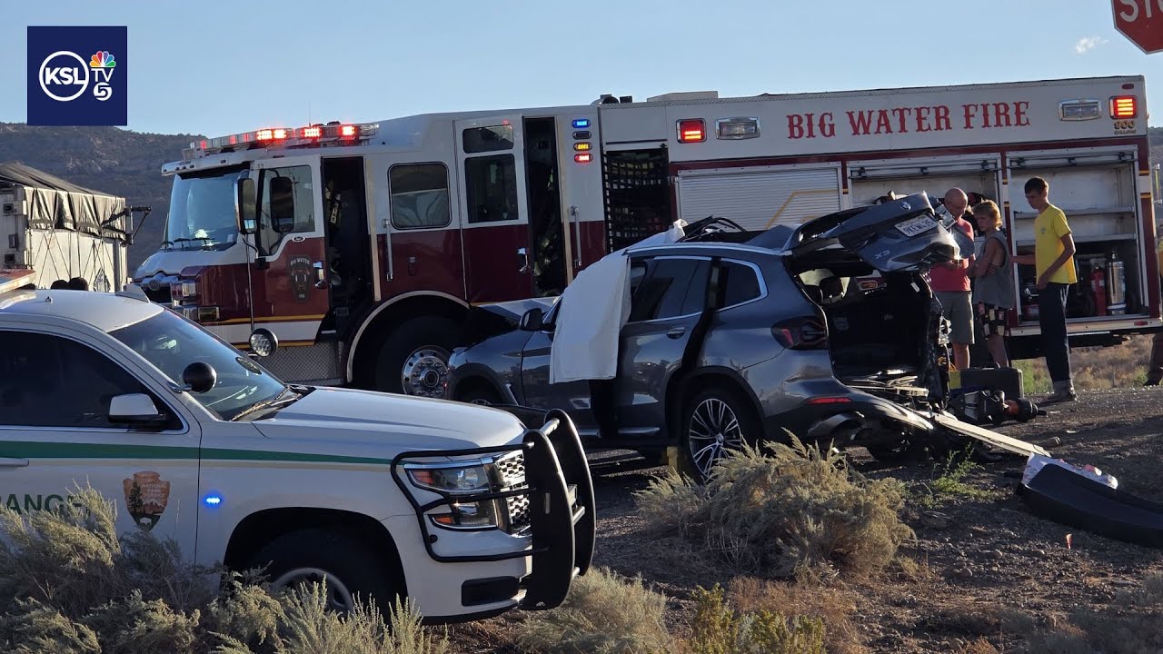 2 dead after crash on US-89 near Big Water in Kane County - YouTube