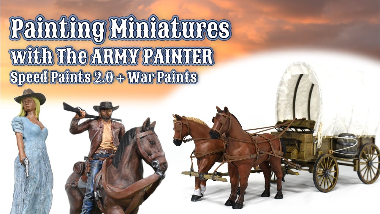 Painting Miniatures with The Army Painter SpeedPaints 2 0 - YouTube