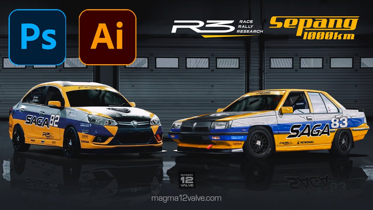 Classic Proton Saga R3 Motorsport S1000K Concept Art - YouTube