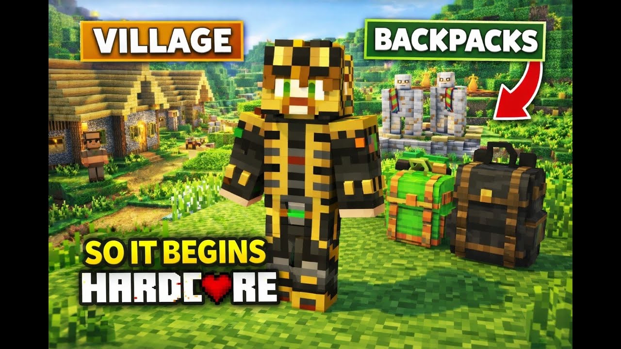 So It Begins… Minecraft HARDCORE!!!! - YouTube