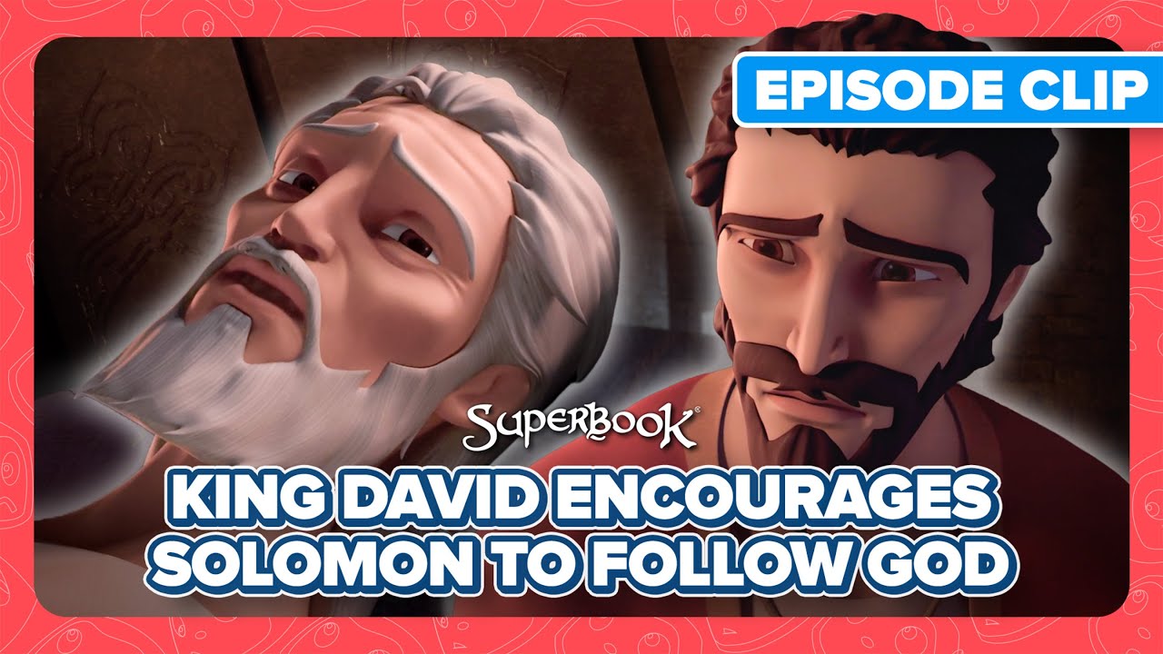 King David's Advice to Solomon | Superbook - King Solomon English Clip ...