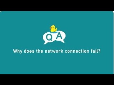 Why does the network connection fail? - YouTube