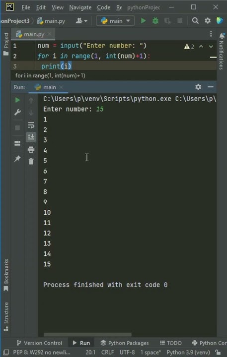 How To List Numbers From 1 To User Entered Number On Python Shorts Python Pythontutorial