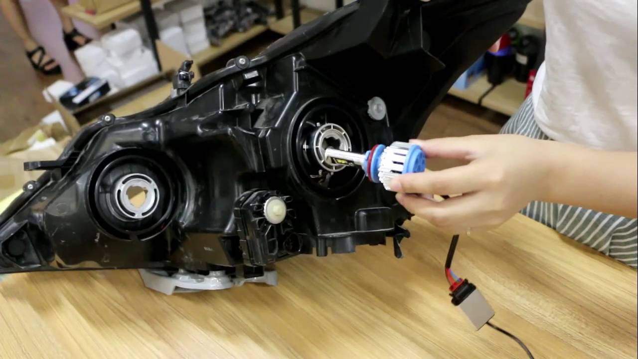 TCX® LED Headlight light Conversion Kit Replacement LED Bulb Kit - YouTube