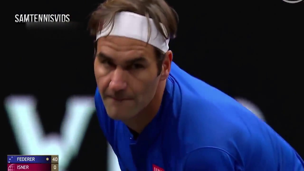Roger Federer Vs John Isner Laver Cup 2018 Highlights - YouTube