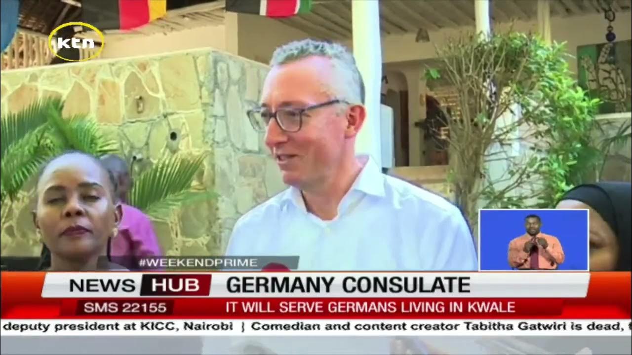 Germany embassy opens consulate at Diani to serve Germans living in Kwale - YouTube