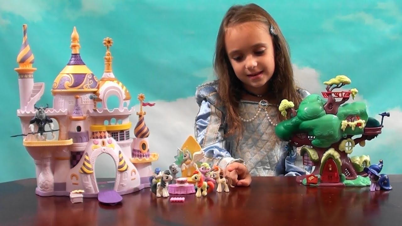 My Little Pony: MLP Canterlot Castle, Golden Oak Library, Princess ...