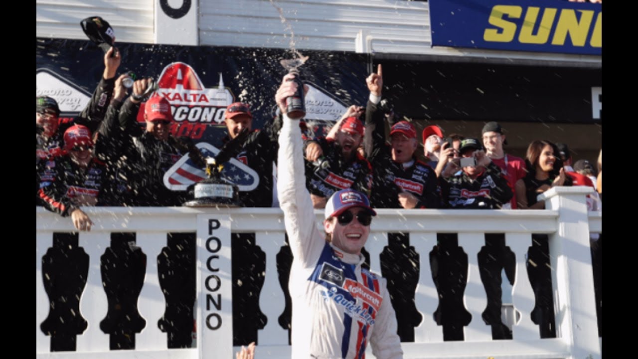 RYAN BLANEY WINS AT POCONO RACEWAY!! (POCONO 400) - YouTube