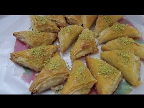 Shaabiyat ,lebanese dessert made from our phyllo dough from scratch and ...