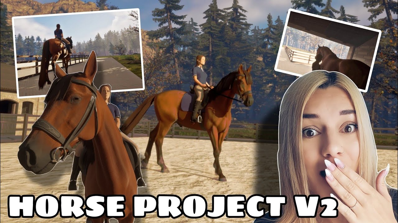 JAKA GRAFIKA!! 😱NOWA GRA O KONIACH! || HORSE PROJECT V2 - YouTube