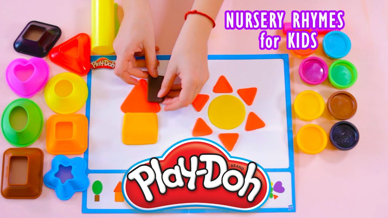 Learn Colors with Play Doh, Play Doh House Sun and Nursery Rhymes for ...