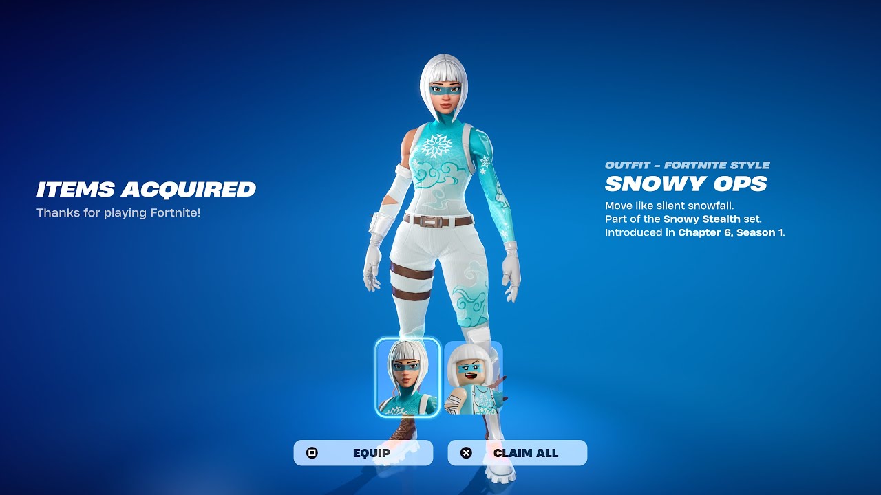 HOW TO GET SNOWY OPS SKIN IN FORTNITE! - YouTube