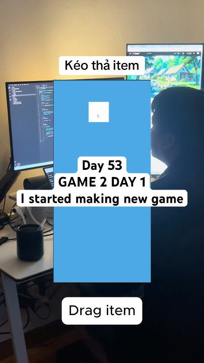 GAME 2 DAY 1: Drag item #mobilegame #devlog #longhaytredeadline - YouTube
