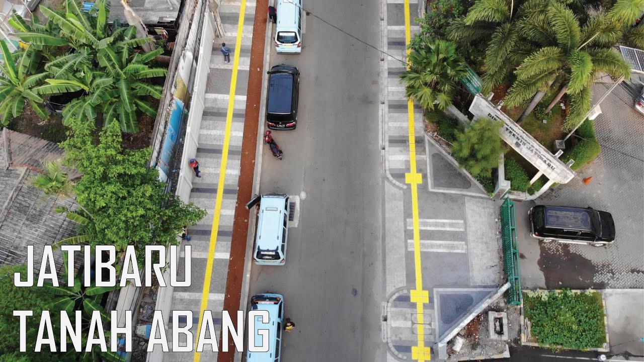 Trotoar DKI Jakarta, Jatibaru Tanah Abang. Finishing Stamp Concrete ...