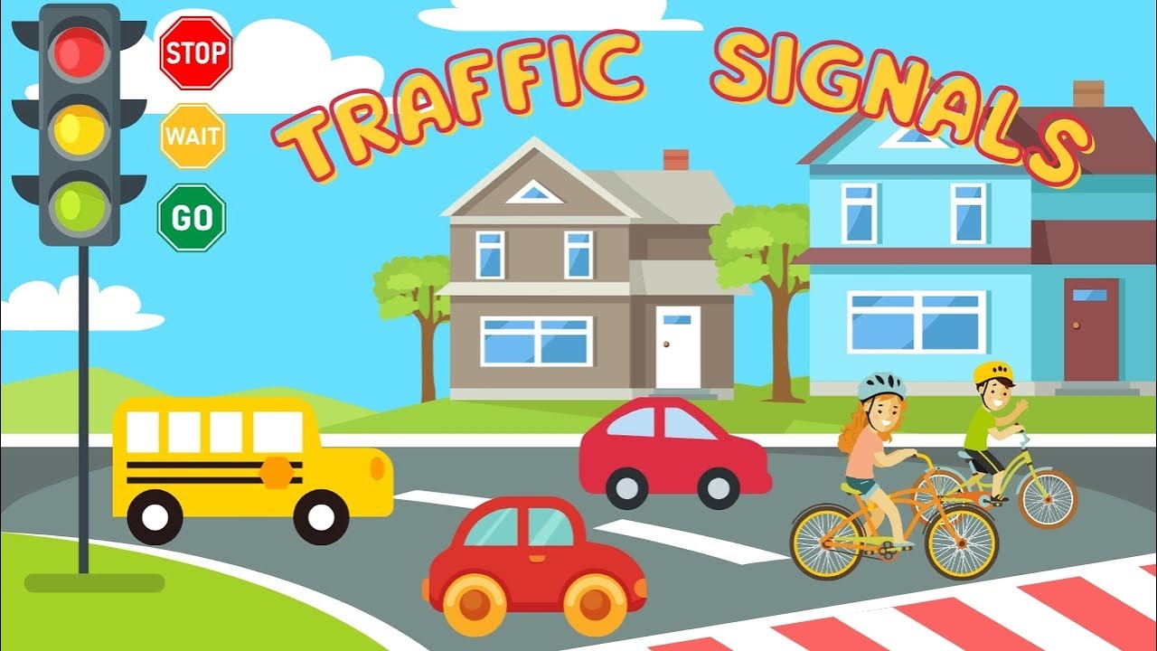 Traffic Lights Song | Vehicles Song | Red Light what do you say ...