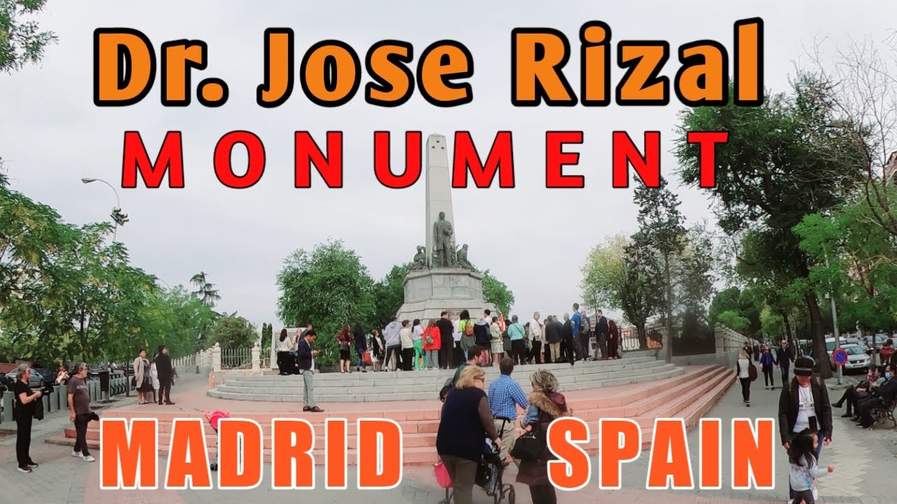 DR. JOSE RIZAL MONUMENT AT MADRID, SPAIN @TimArte - YouTube